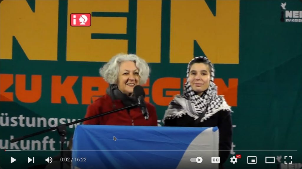 Die gemeinsame Rede vonIris Hefets und Nadija Samour – Arbeiterpolitik